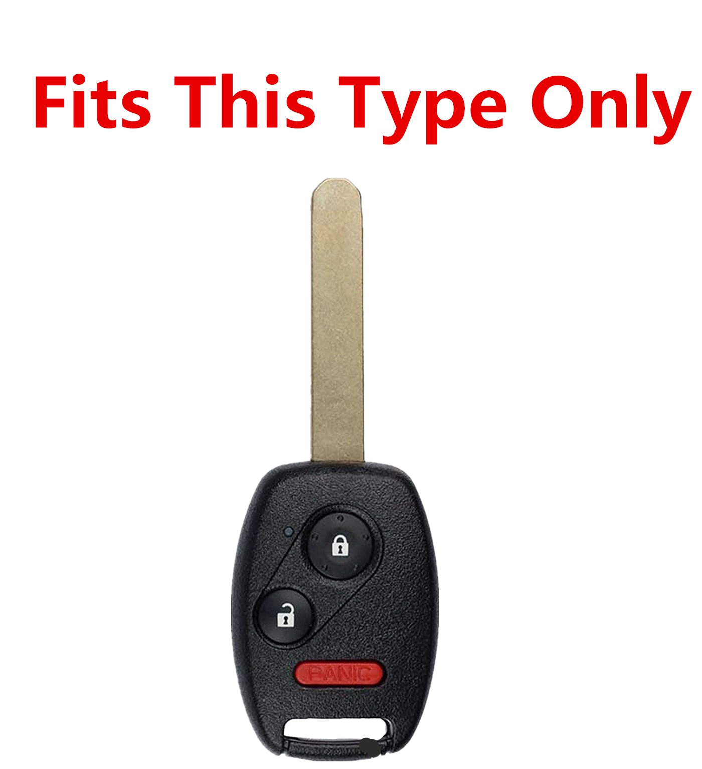 Rpkey Silicone Keyless Entry Remote Control Key Fob Cover Case protector Replacement Fit For Honda Accord Crosstour CR-V CR-Z Civic Fit Insight Odyssey Ridgeline N5F-S0084A CWTWB1U545(gules)