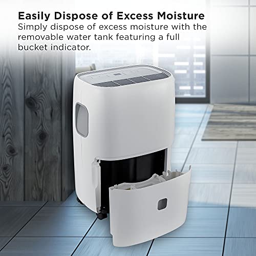 TCL TDW40E20 Dehumidifier for Large Bedrooms and Living Rooms, 3,500 Sq. Ft, White