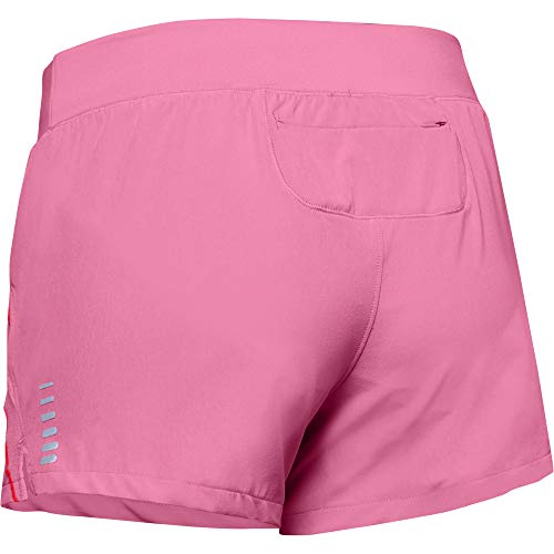 Under Armour Women's UA Qualifier Speedpocket Shorts SM Pink