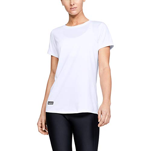 Under Armour Women's UA Tactical Tech Short Sleeve LG White