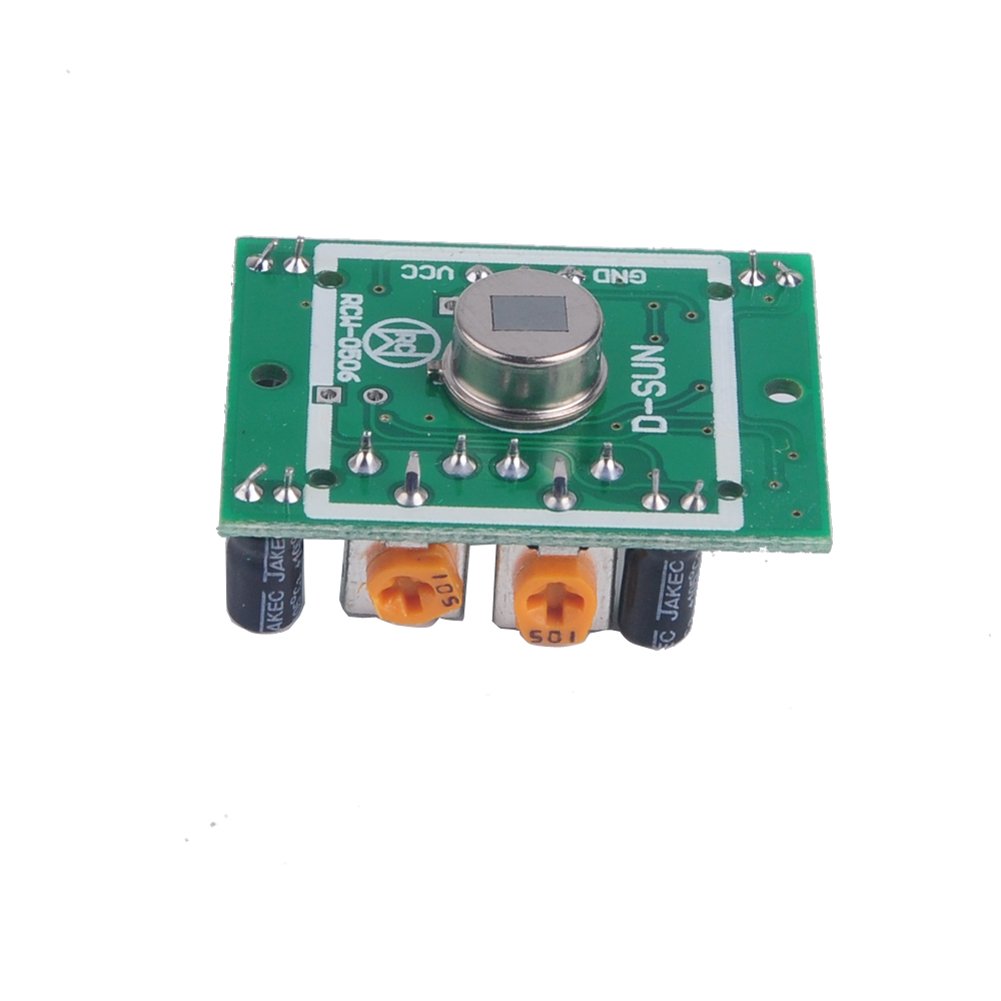 Wishiot HC-SR501 Pir Infrared IR Sensor Body Motion Module+1 Channel Relay Module 5V