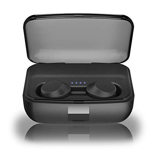 SoundPEATS TrueCapsule Wireless Earbuds in-Ear Stereo Bluetooth Headphones with Smart Touch Control, Bluetooth V5.0 Earphones, High Definition Mic for Clear Calls, 24 Hours Playtime