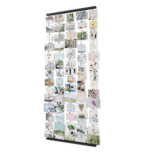 Umbra Hangit Picture Frame and Wall Decor Set for Photos, 26" x 60", Black, 80