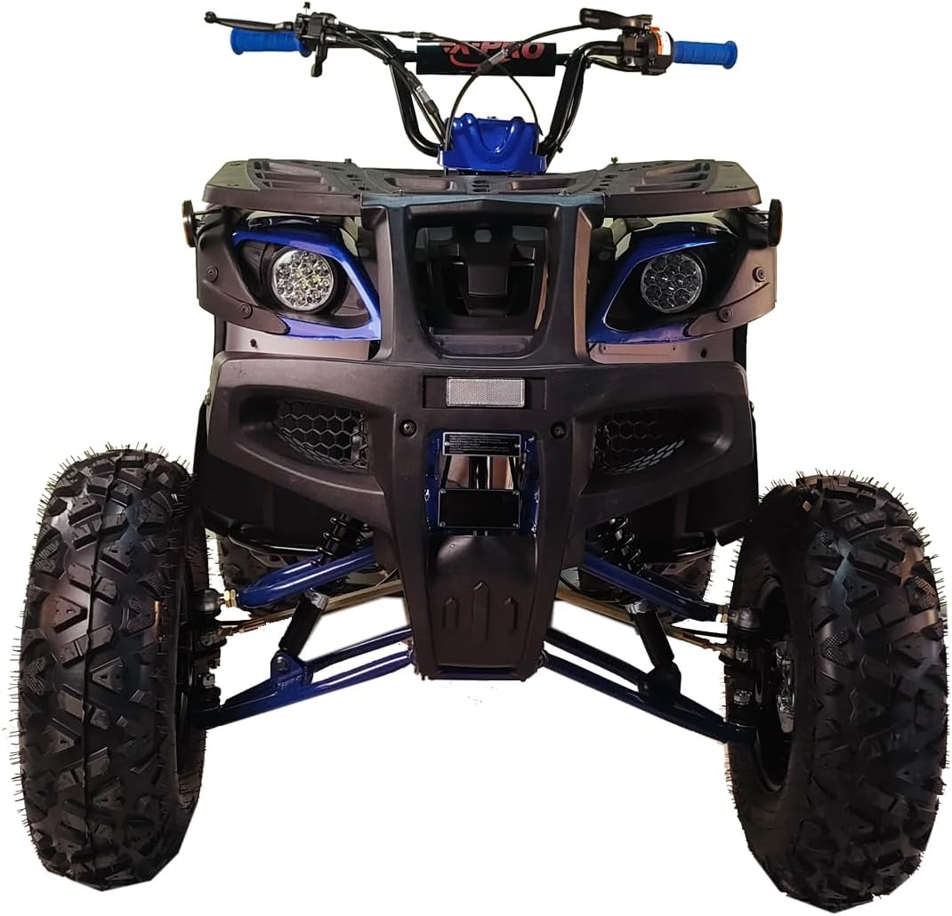 X-PRO 200 Utility ATV with Automatic Transmission w/Reverse,Big 23"/22" Wheels! (Blue)