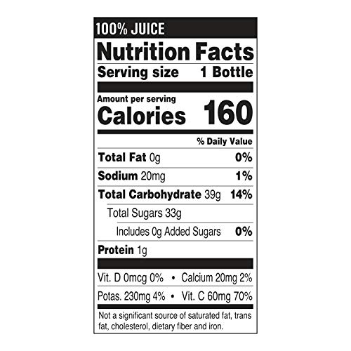 Tropicana 100% Juice, Ruby Red Grapefruit, 10 fl oz (Pack of 24) - Real Fruit Juices, Vitamin C Rich, No Added Sugars, No Artificial Flavors
