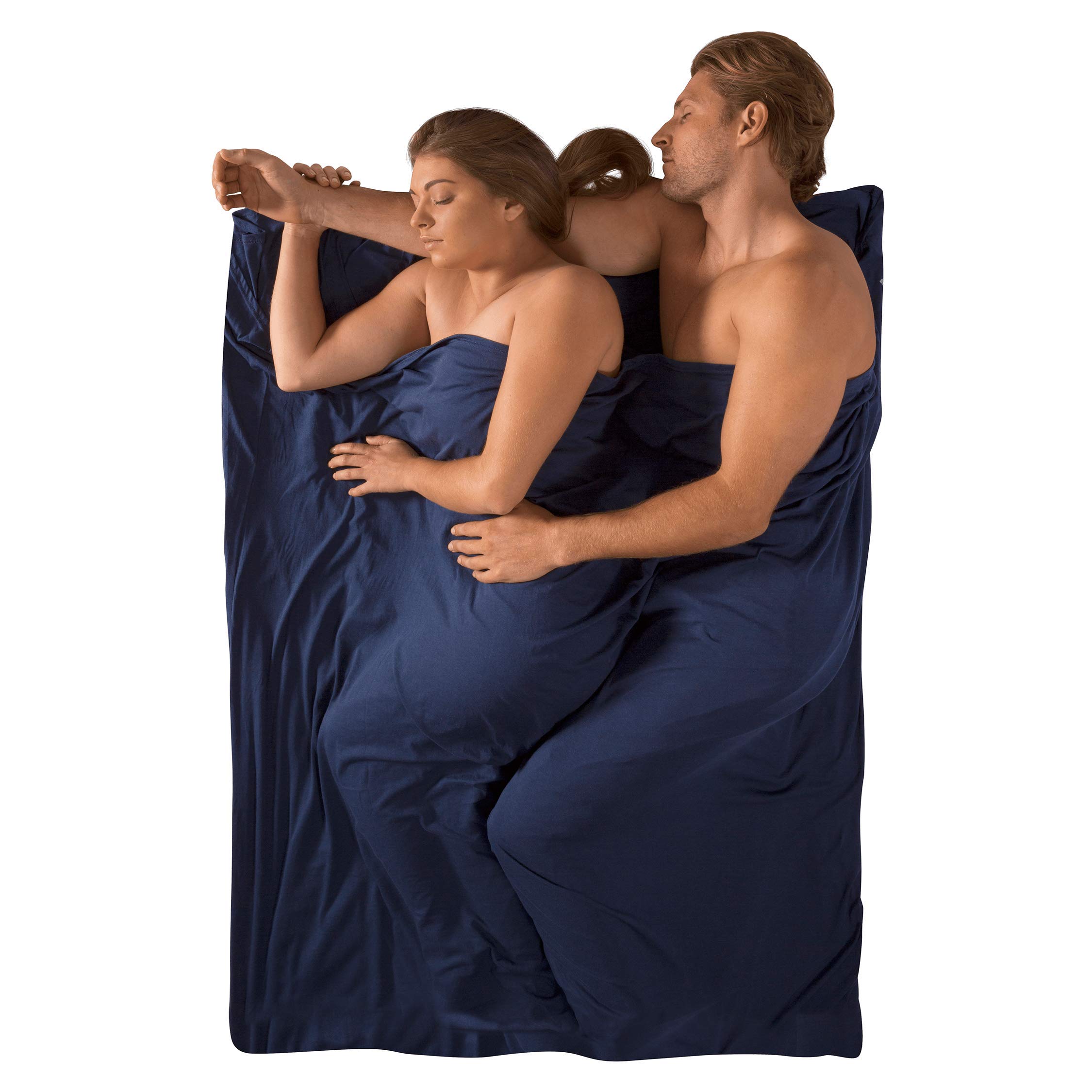 Sea to Summit Expander Travel and Sleeping Bag Liner, Double (73x73 inches), Navy Blue