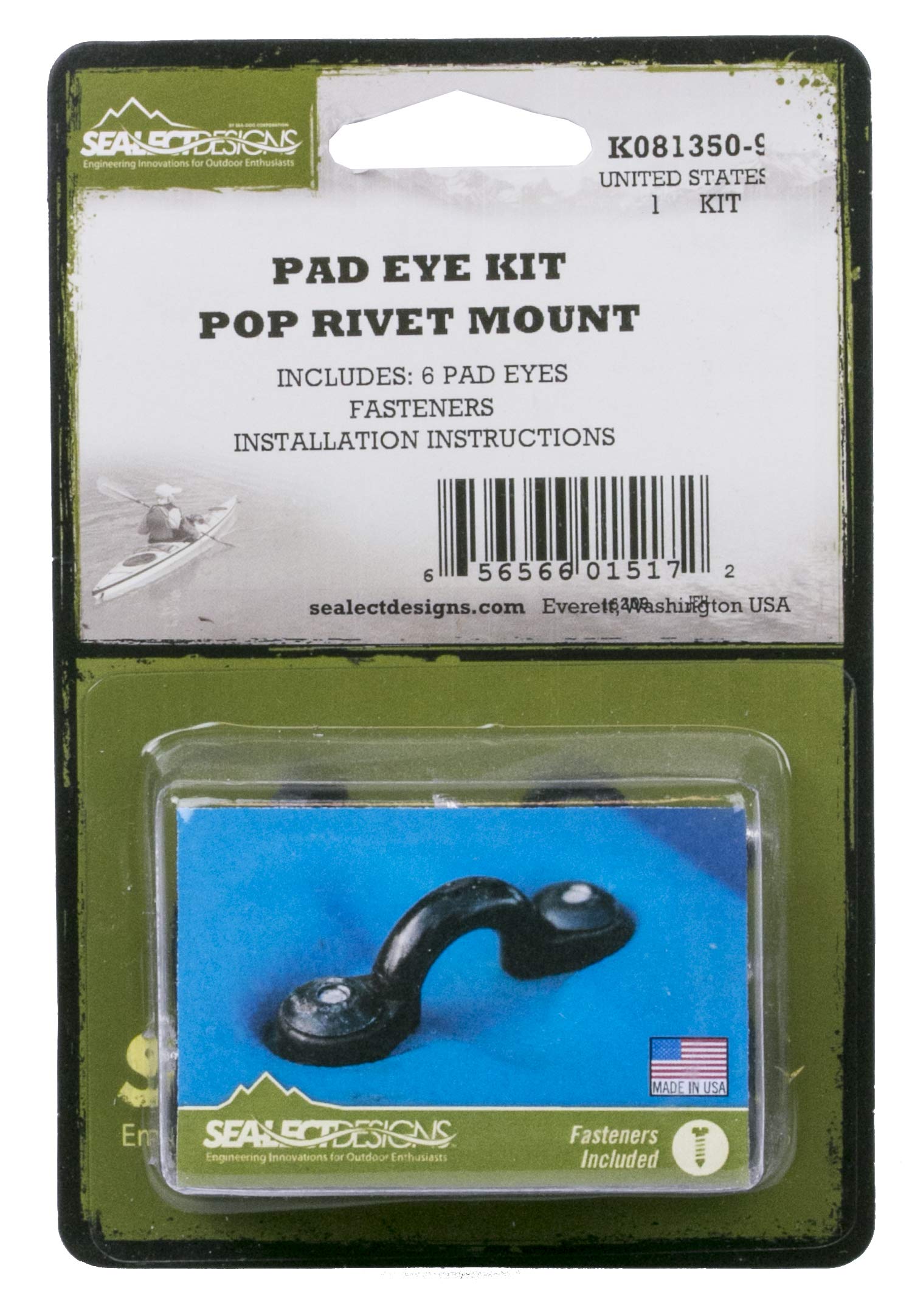 Sea-Lect Designs Pad Eye Kit (Pop Rivet)