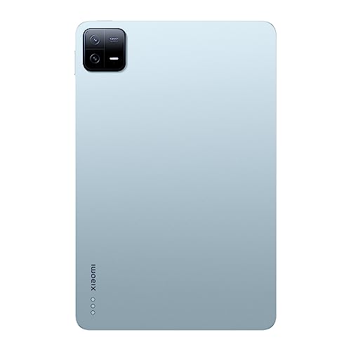 Xiaomi Pad 6 WiFi Version 11 inches Global 144Hz 8840mAh Bluetooth 5.2 Four Speakers Dolby Atmos 13 Mp Camera + Fast Car 51W Charger Bundle (256GB + 8GB, Mist Blue)