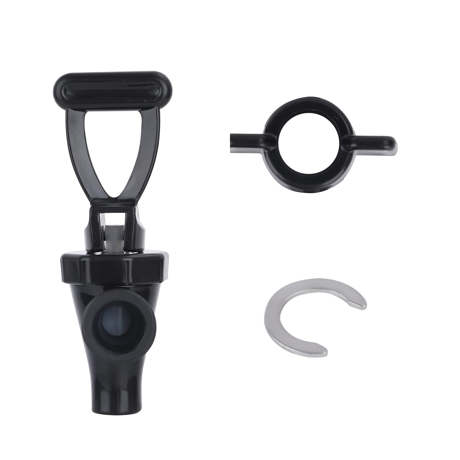 Vonluxin 03260.0002 Faucet Kit for Tea Dispenser, Replacement Spigot for Beverage Dispenser (2 Pack Set, Include 2 Wing Nut and 2 C-Ring) (1 Pack)