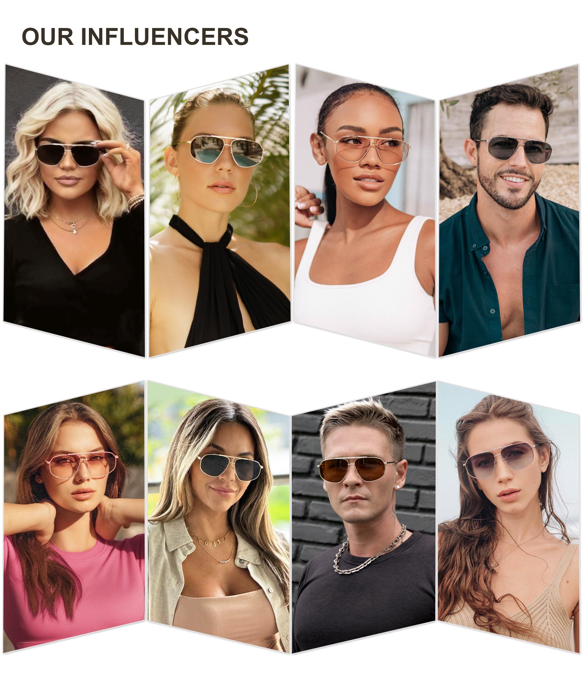 SOJOS Classic Retro Aviator Sunglasses for Women Men Vintage Hexagonal Metal Frame UV400 Lenses SJ1200, Gold/Light Brown