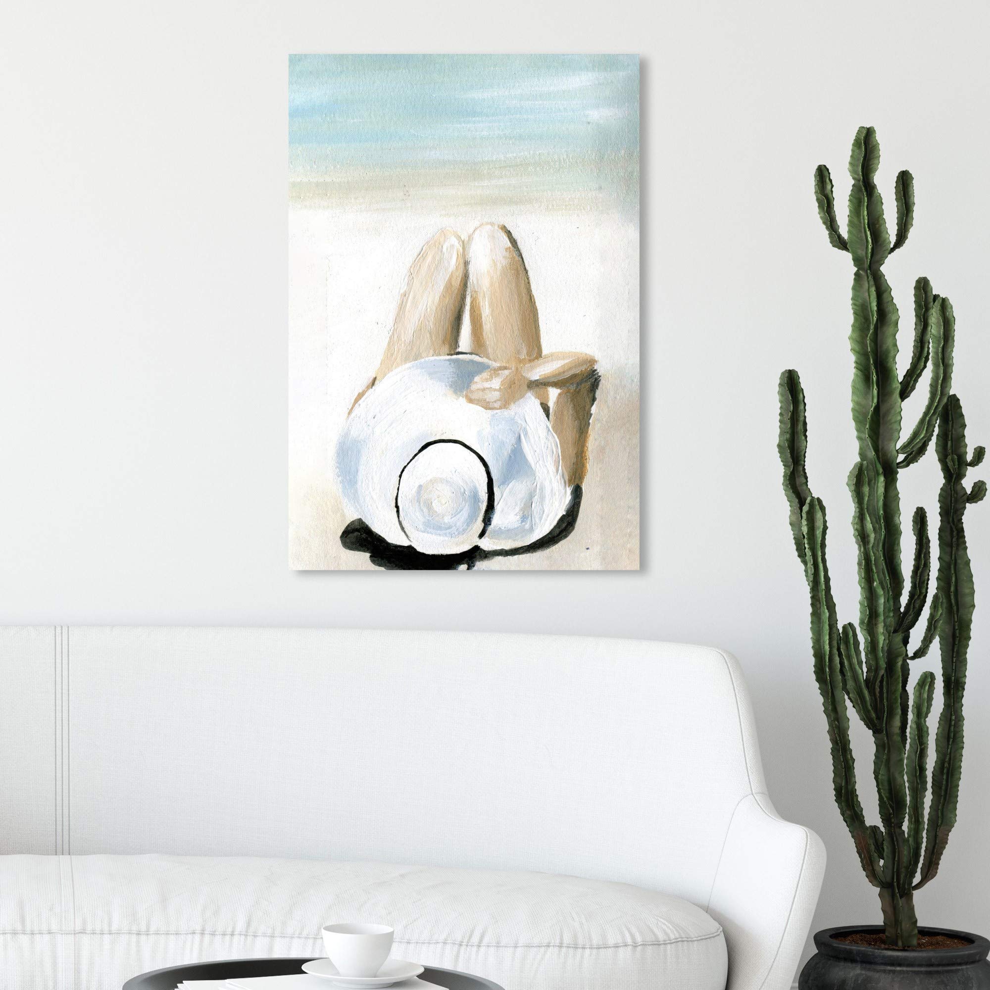 Wynwood Studio Nautical Wall Art Canvas Prints 'Private Island' Coastal Home Décor, 20" x 30", White, Blue