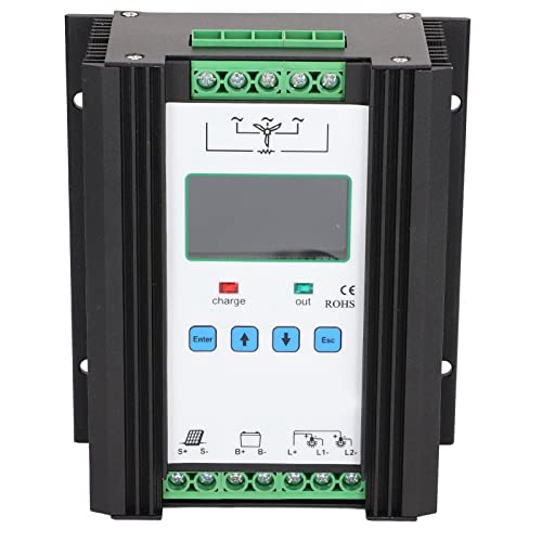 Wind Solar Hybrid Regulator, Wind Solar Blending Controller Digital Intelligent Control Wind Solar Regulator LCD, Renewable Energy Controllers
