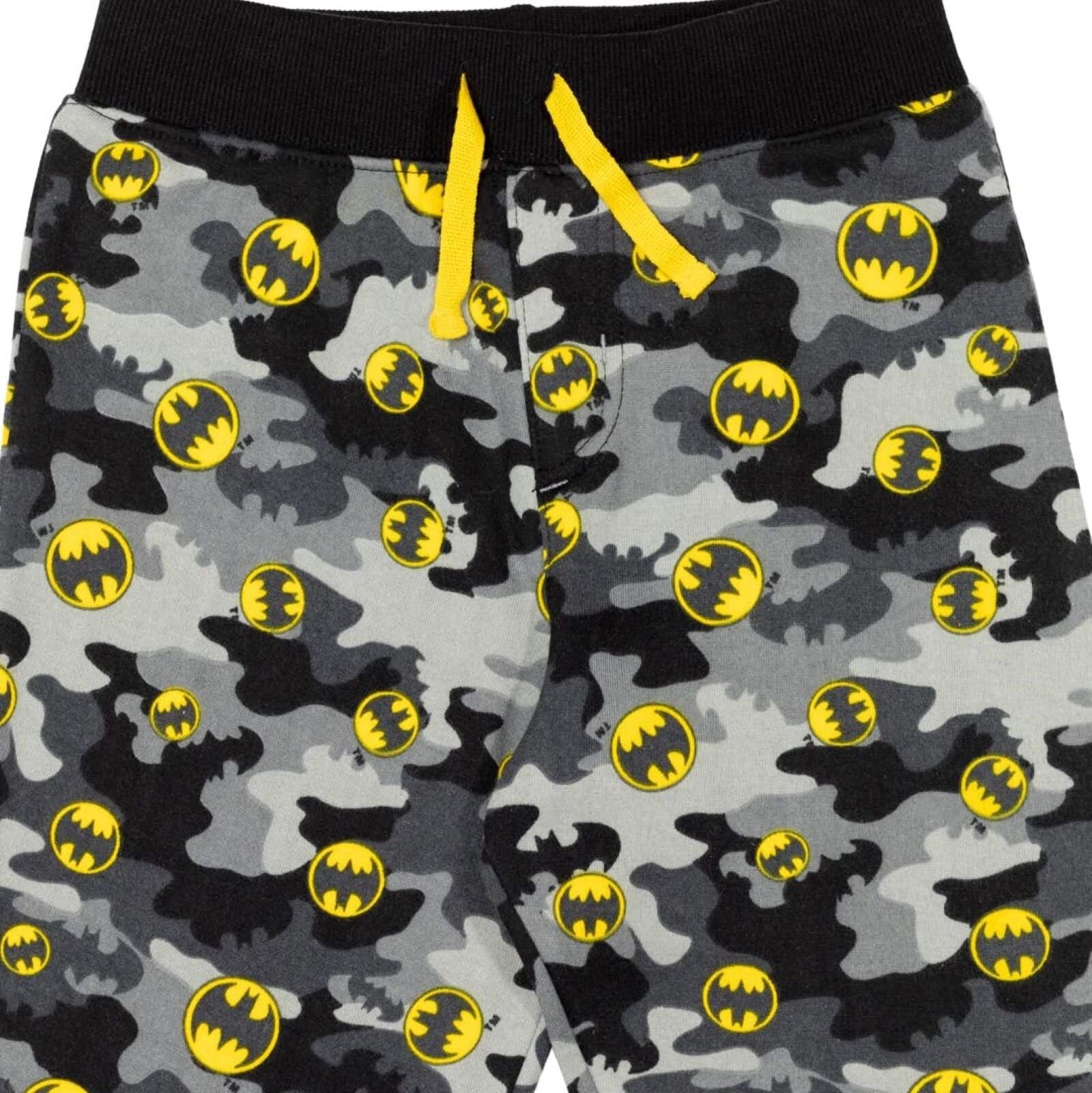 WARNER BROS. Justice League Batman Big Boys 2 Pack Pants Grey/Camo 18-20
