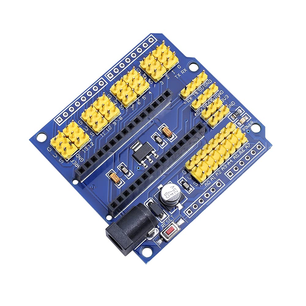 Teyleten Robot Nano IO Expansion Shield Sensor Module for Arduino UNO R3 Nano 3pcs