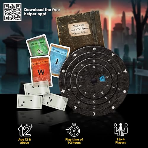 Thames & Kosmos EXIT: The Cemetery of The Knight| Escape Room Game in a Box| EXIT: The Game β A Kosmos Game | Family β Friendly, Card-Based at-Home Escape Room Experience for 1 to 4 Players, Ages 12+