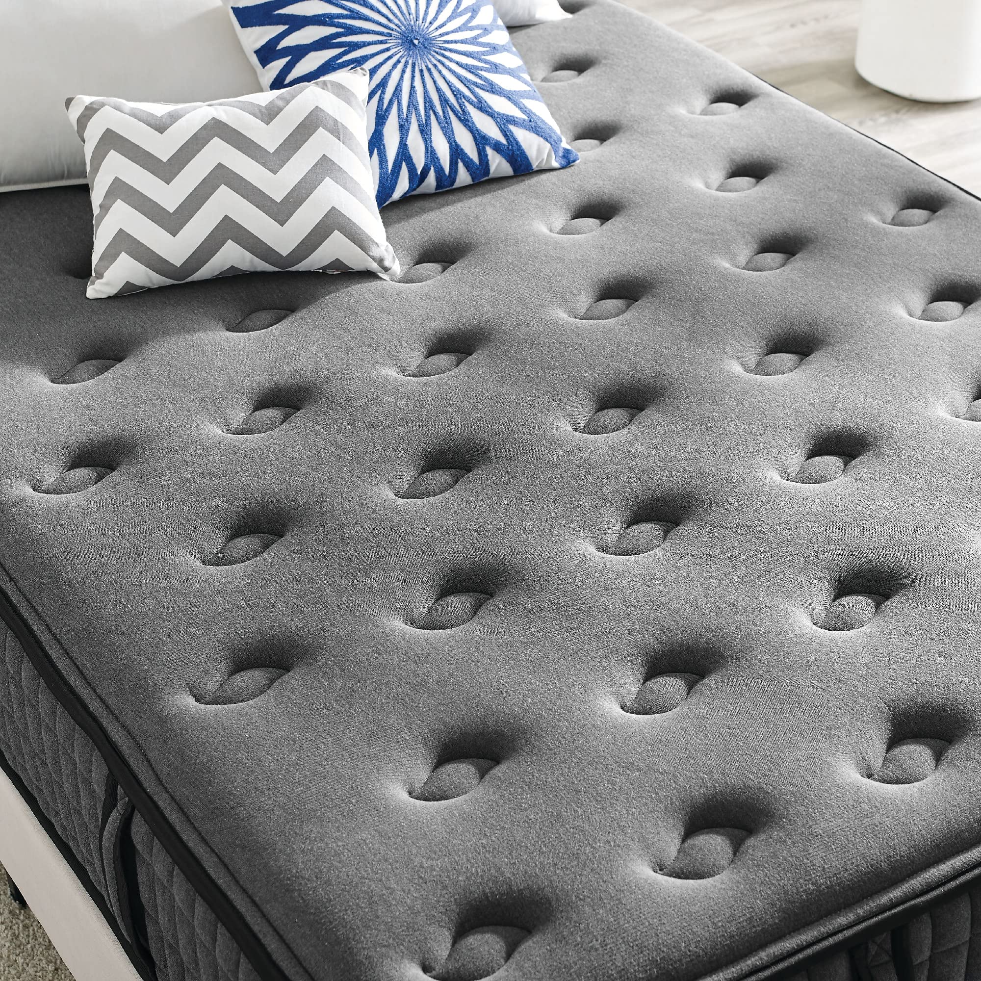Savile Row Hybrid Euro Top 14.5 Inch Mattress, Twin XL