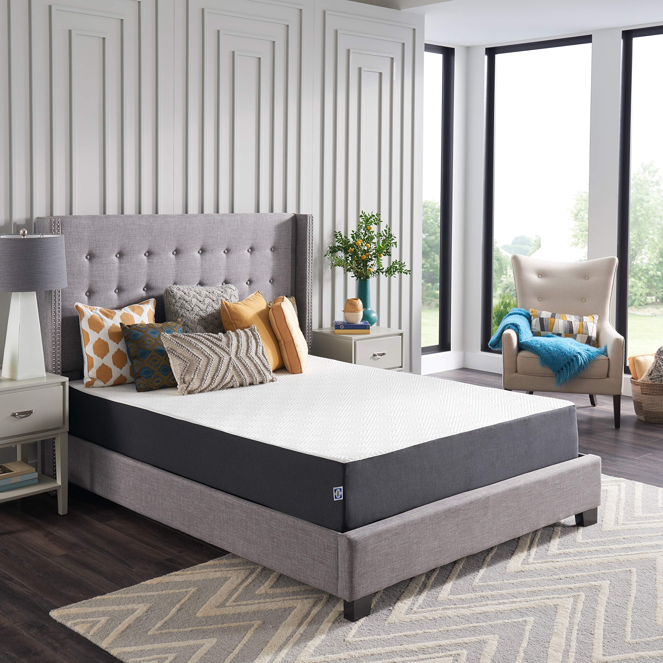 Sealy - Memory Foam Bed in a Box β 10 Inch, Medium Feel, King Size, CopperChill Technology, CertiPur-US Certified
