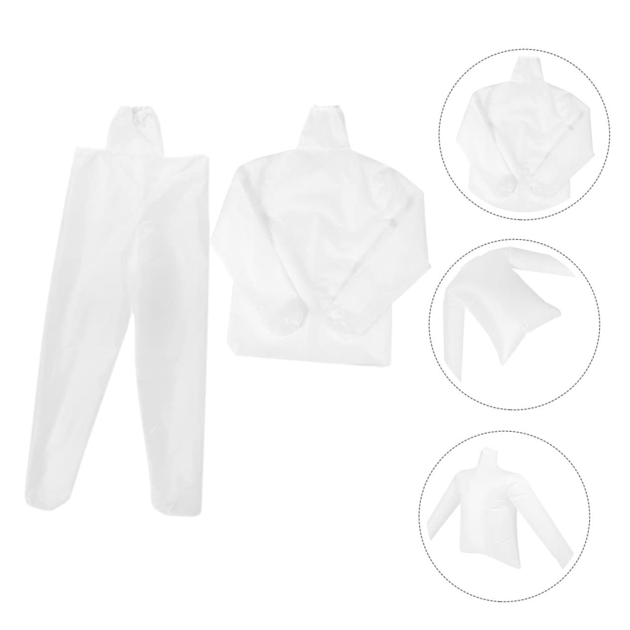 Yardwe Pizza Pan 1 Set Dry Clothes Bag Travel White Air Dry Polyester Clothing Outdoor Pants