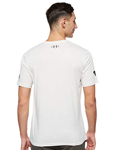 Under Armour Mens UA Project Rock T-Shirt (as1, Alpha, x_l, Regular, Regular, Focus/Summit White 110)
