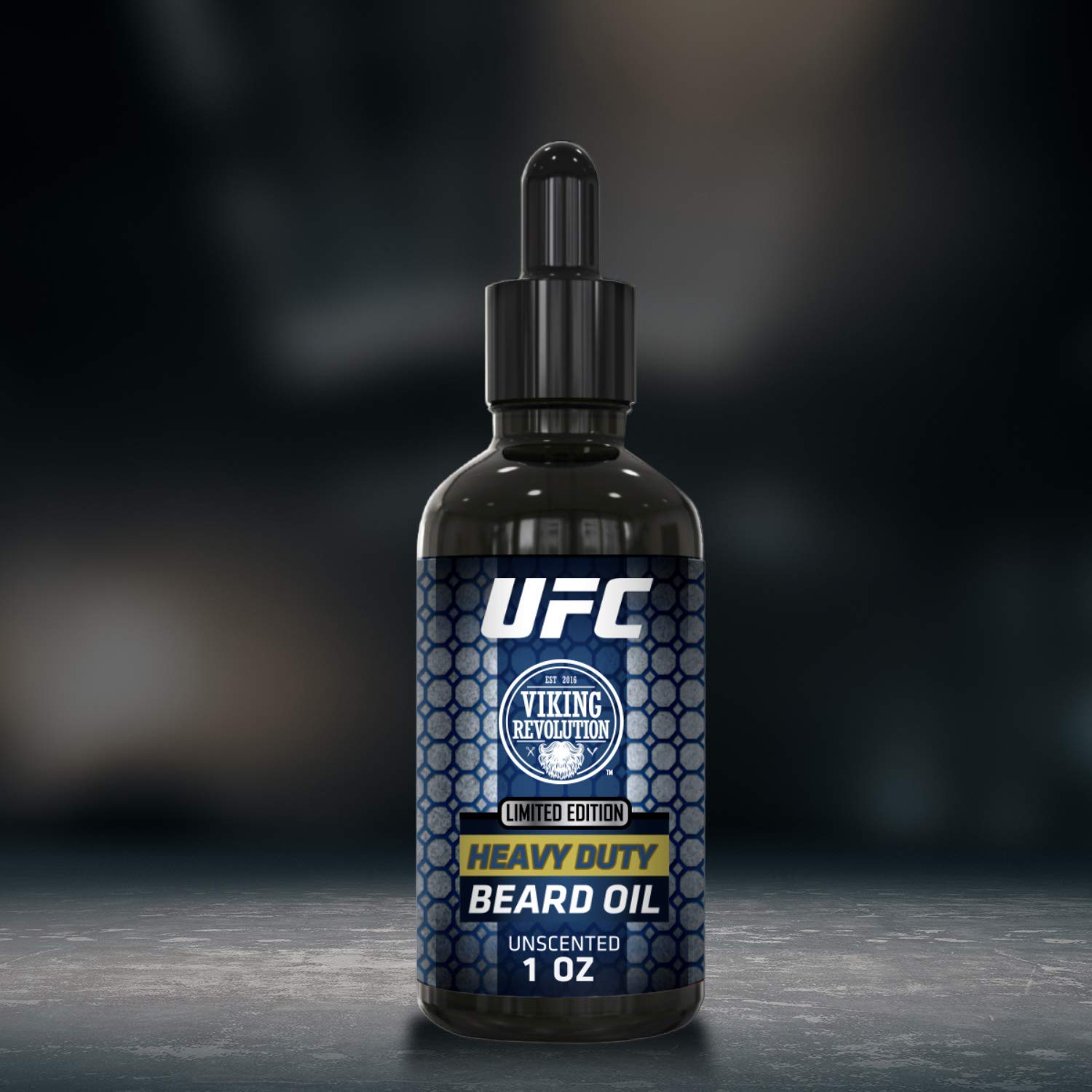 UFC Heavy Duty Beard Oil for Men - All Natural Unscented Argan, Jojoba Oils & Castor Oils - Softens, Smooths & Strengthens Beard Growth - Grooming Beard Conditioner
