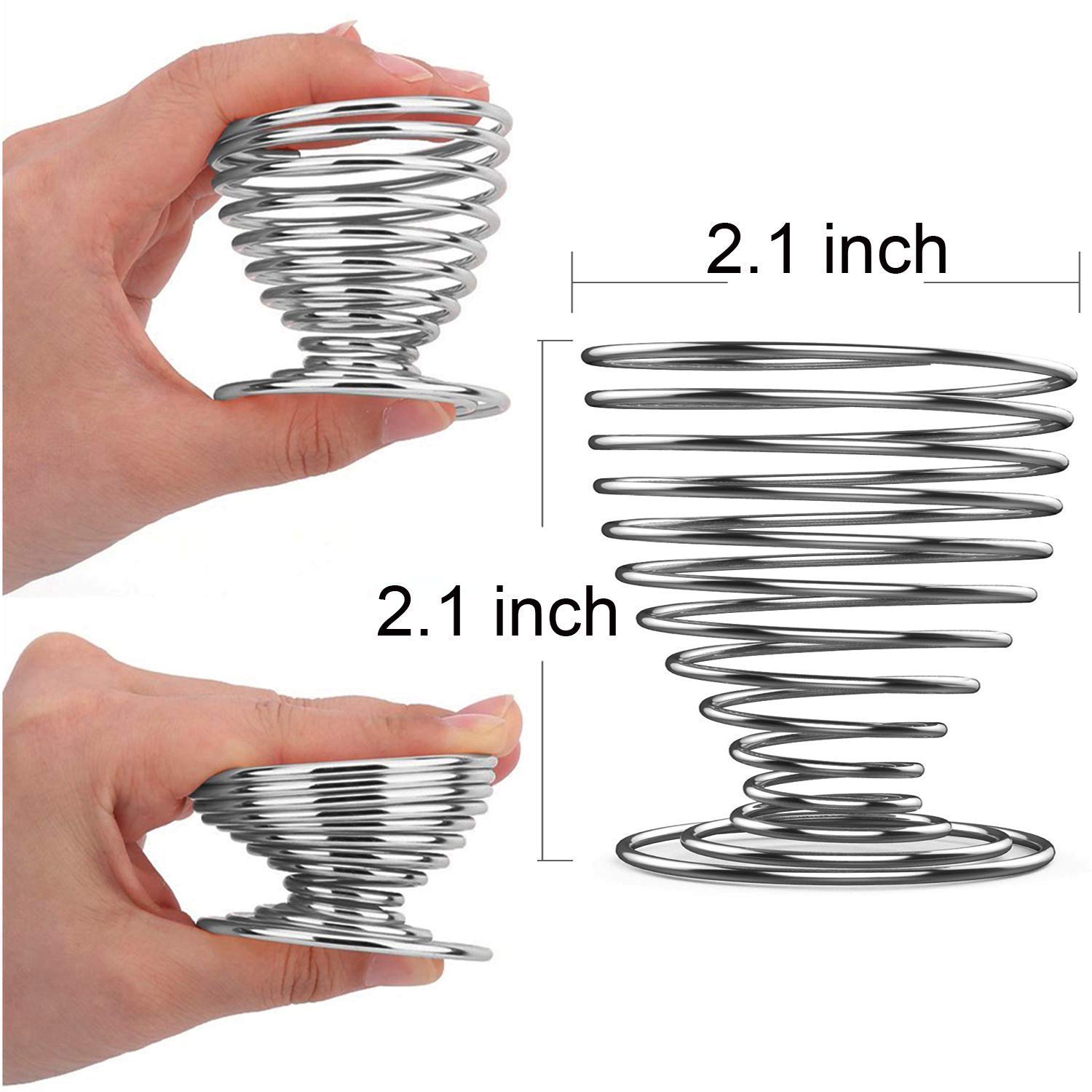 Sponge Blender Holder for Makeup Sponge Drying, 3 Pcs Silver.