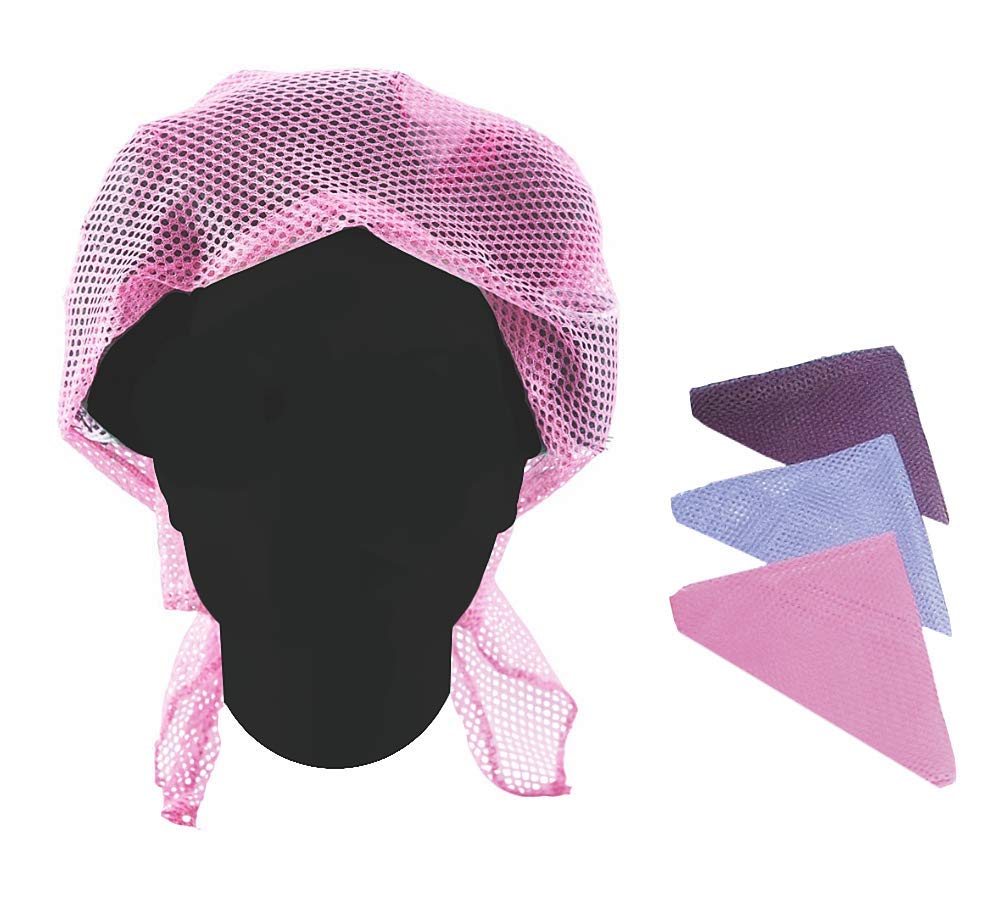 Tredoni 50x35" Triangular Hair Setting Net - Universal Size Curler Rolls Holder Drying Net, Multi-color (1 pcs)