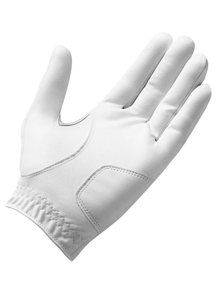 TaylorMade Women's Stratus Tech Golf Glove, White, Small