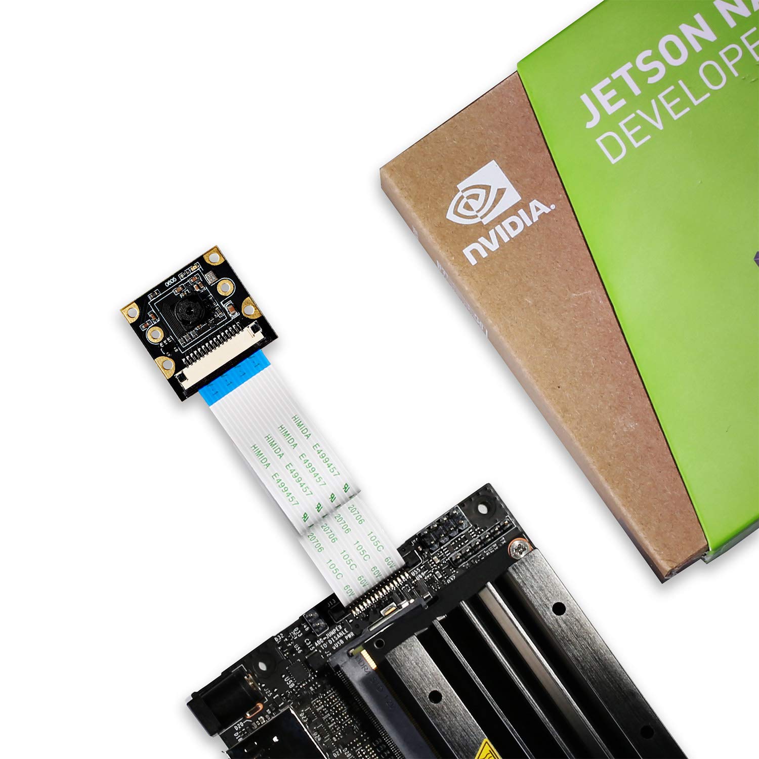 SainSmart IMX219 Camera Module Supports Night Vision for NVIDIA Jetson Nano Board & Raspberry PI CM3, 8MP Sensor 77 Degree FoV