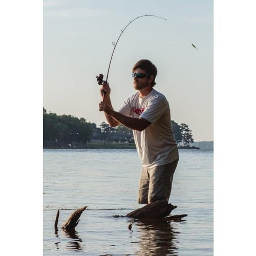 Ugly Stik 6β10β Carbon Spinning Rod, One Piece Spinning Rod, 6-10lb Line Rating, Medium Light Rod Power, Fast Action, 1/8-1/2 oz. Lure Rating