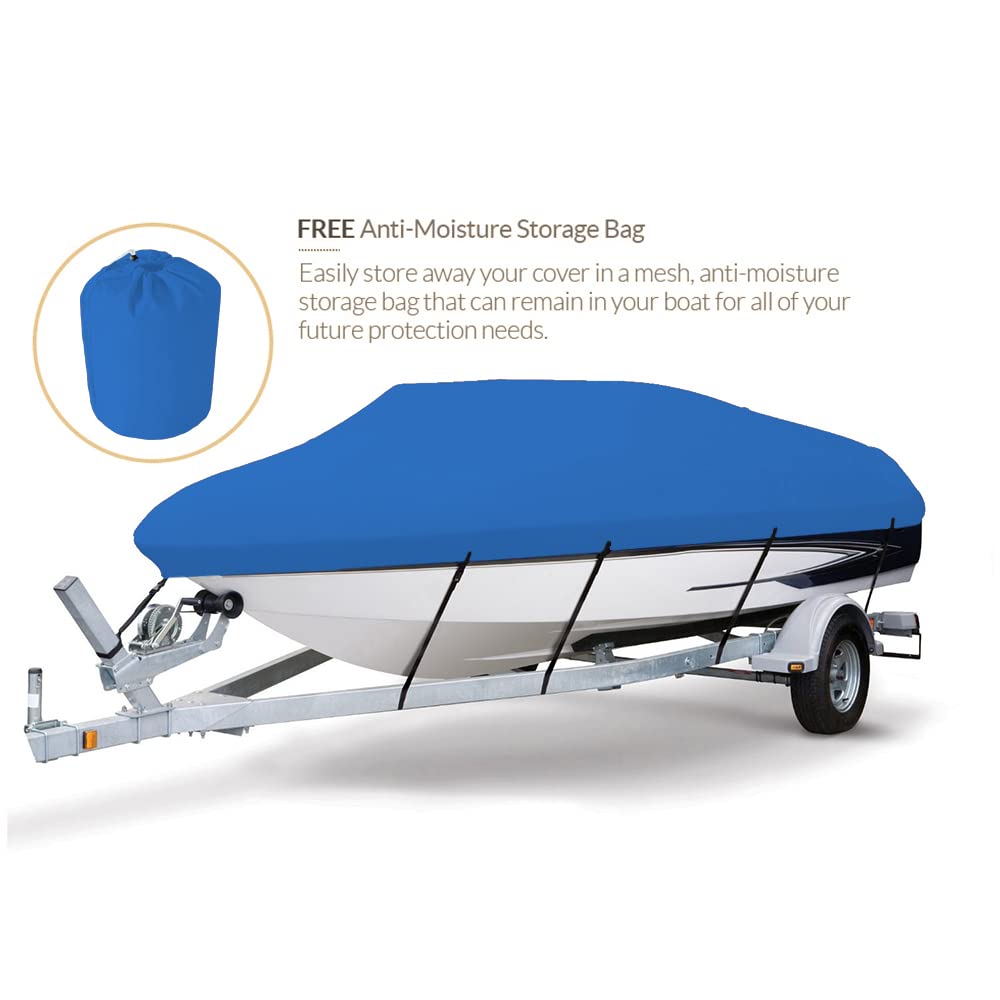Seamander Boat Cover Tie Downs Tightening Straps (Blue, 14'-16'L Beam Width up to 90") (White, 14-16)