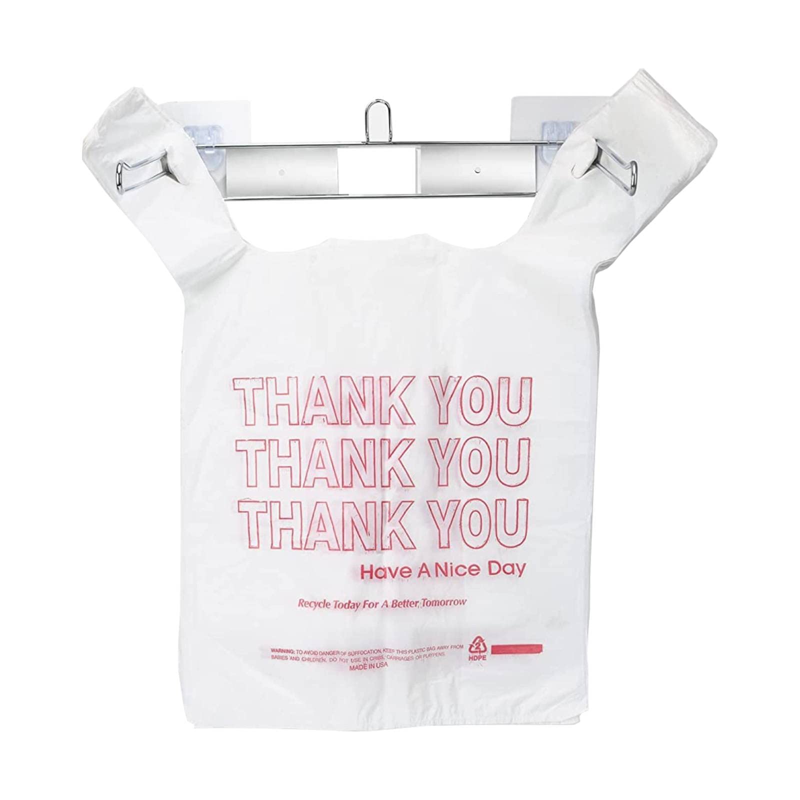 YeeBeny Bag Holder for Plastic Bags, Plastic Bag Holder, T-Shirt Bag Rack, Hanging Bag Holder, T Shirt Bags Holder for T Shirt Bags