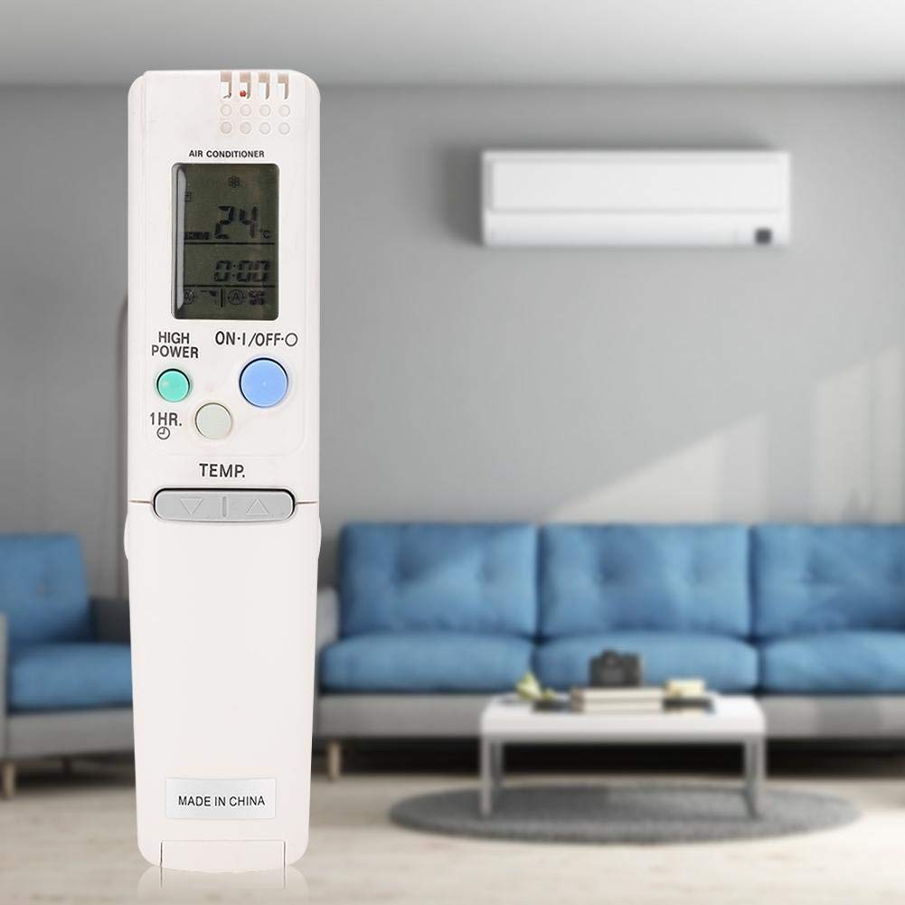 Universal White Air Conditioner Remote Control,ABS Durable Air Conditioner Controller,Replacement Remote Control Accessory,for RCS-4MVPS4EX (Without Battery)