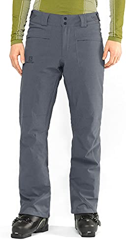 Salomon Men's Standard Untracked Pant, Ebony/Heather, X-Large-Regular