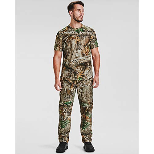 Under Armour Isochill Brushline Short Sleeve, Realtree Edge (991)/Maverick Brown, Medium