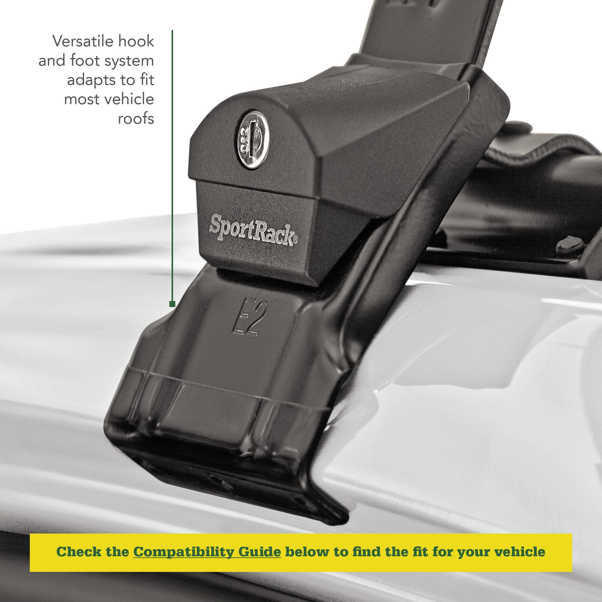 SportRack Complete Roof Rack System , Black
