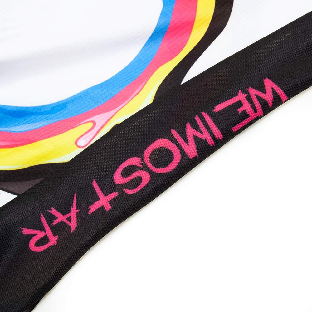 Women Long Sleeve Cycling Jersey MTB Shirts Mountain Bike Tops Bicycle Clothing Wave White XL