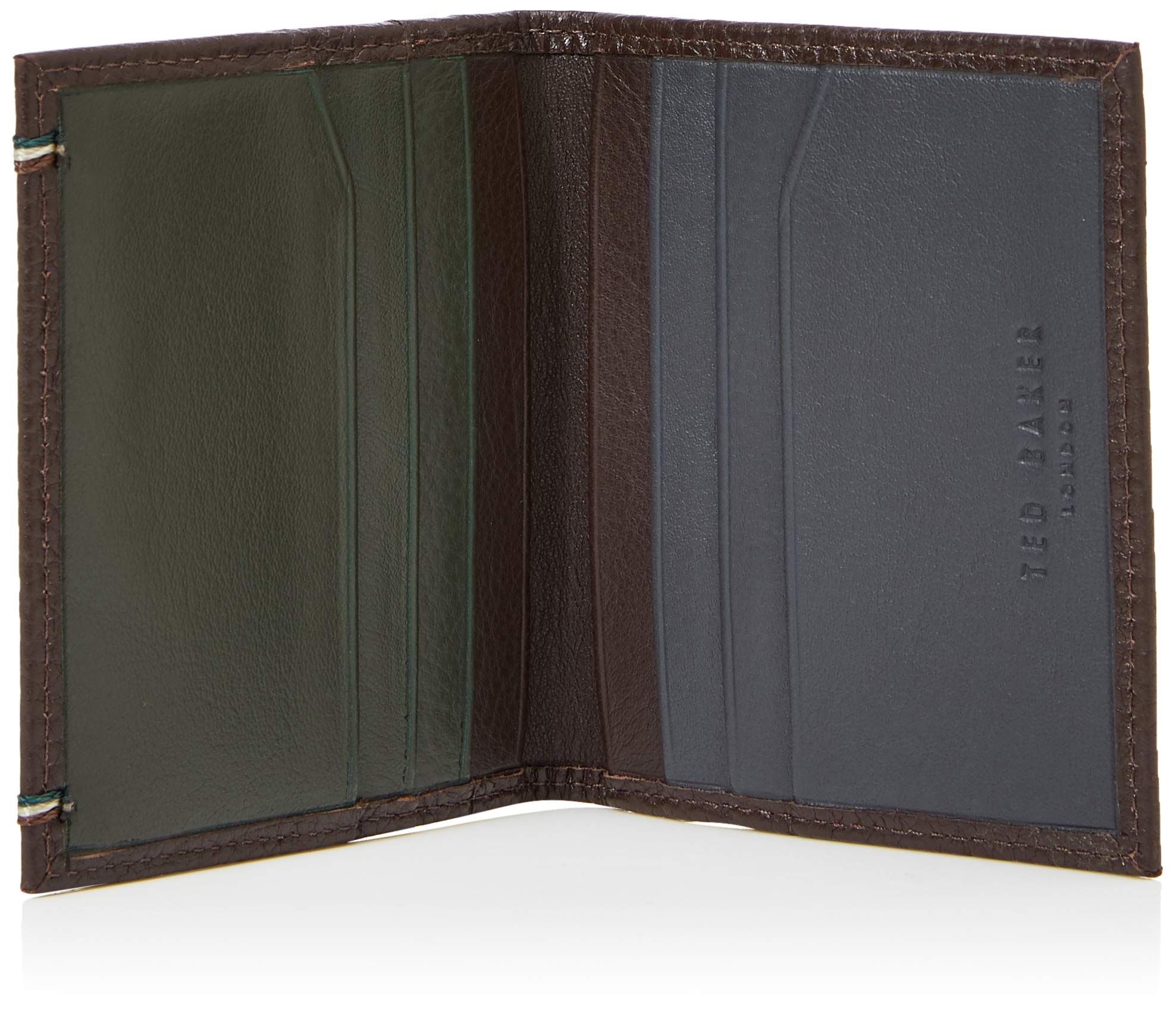 Ted Baker Men's 0 Travel Accessory-Bi-Fold Wallet, BRN-Choc, One Size