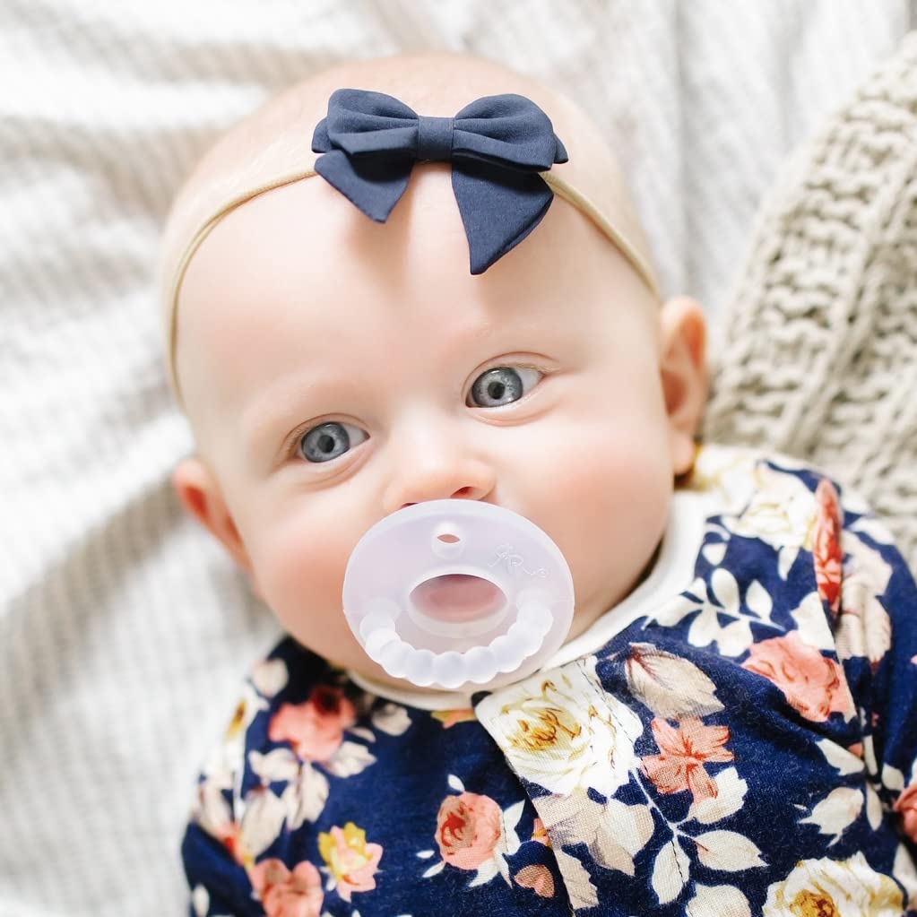 Ryan & Rose Cutie PAT Pacifier Teether (Stage 1, Clear)