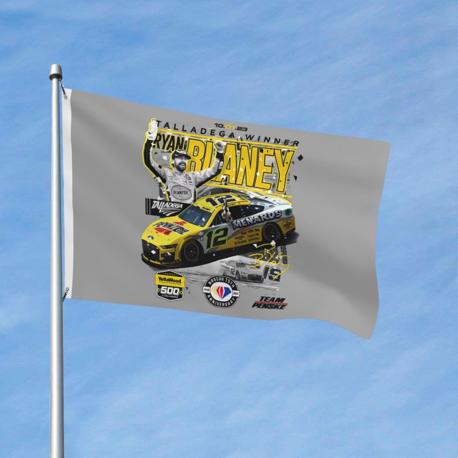 Ryan Blaney 12 Outdoor Flag Home Garden Flag Banner Decorative Flag 3x5 Ft Flag