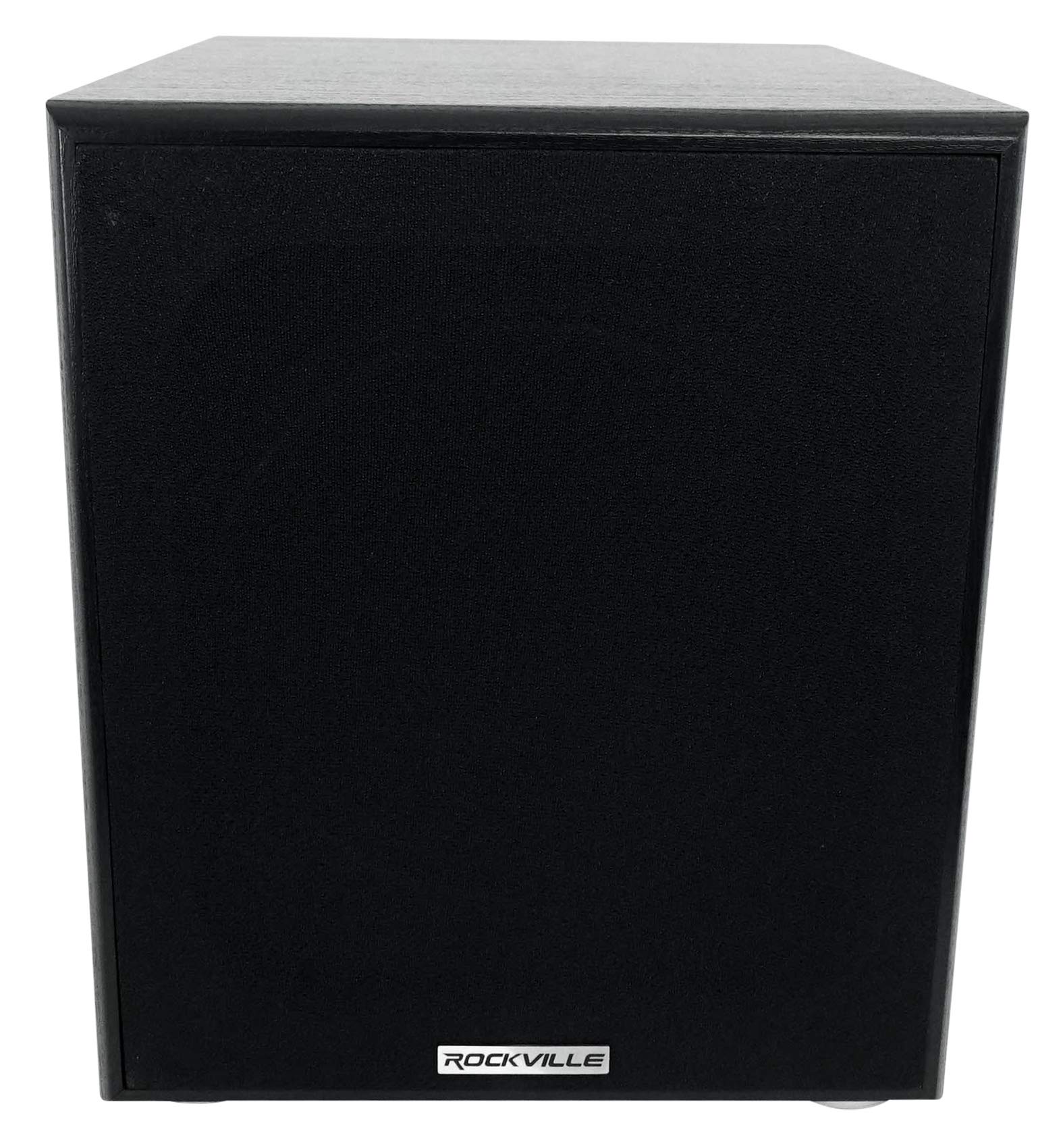 Rockville Rock Shaker 10" Inch Black 600w Powered Home Theater Subwoofer Sub