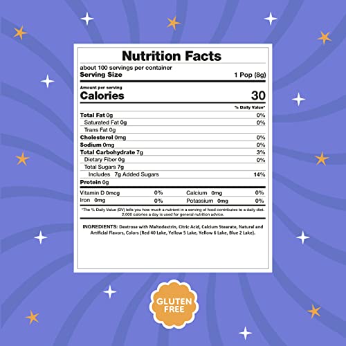 Smarties Lollipops Double Lollies Pops Assorted Fruit Flavored Candy, Gluten-Free (2 Pound Bag)