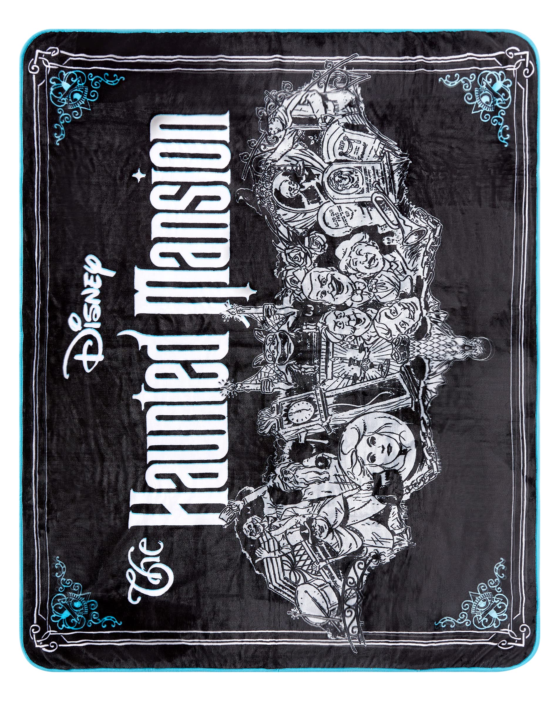 Spirit Halloween Reversible Disney The Haunted Mansion Fleece Blanket
