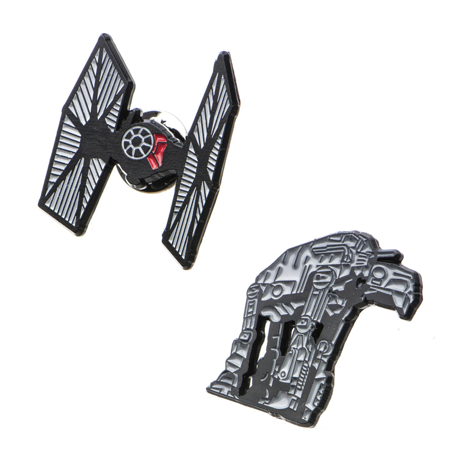 Star Wars: The Last Jedi at-M6 and Tie Fighter Enamel Collector Pin Set