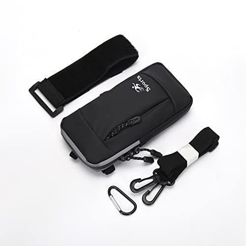 Sport Running Armband Cell Phone Holder Crossbody Purse Belt Pouch Arm Bag for Samsung Galaxy S21 FE S23 S22 Ultra S20 Plus/Google Pixel 6a 7 6 5 4 XL/iPhone 13 14 Pro Max BLU View 2 TCL 10L (Blue)