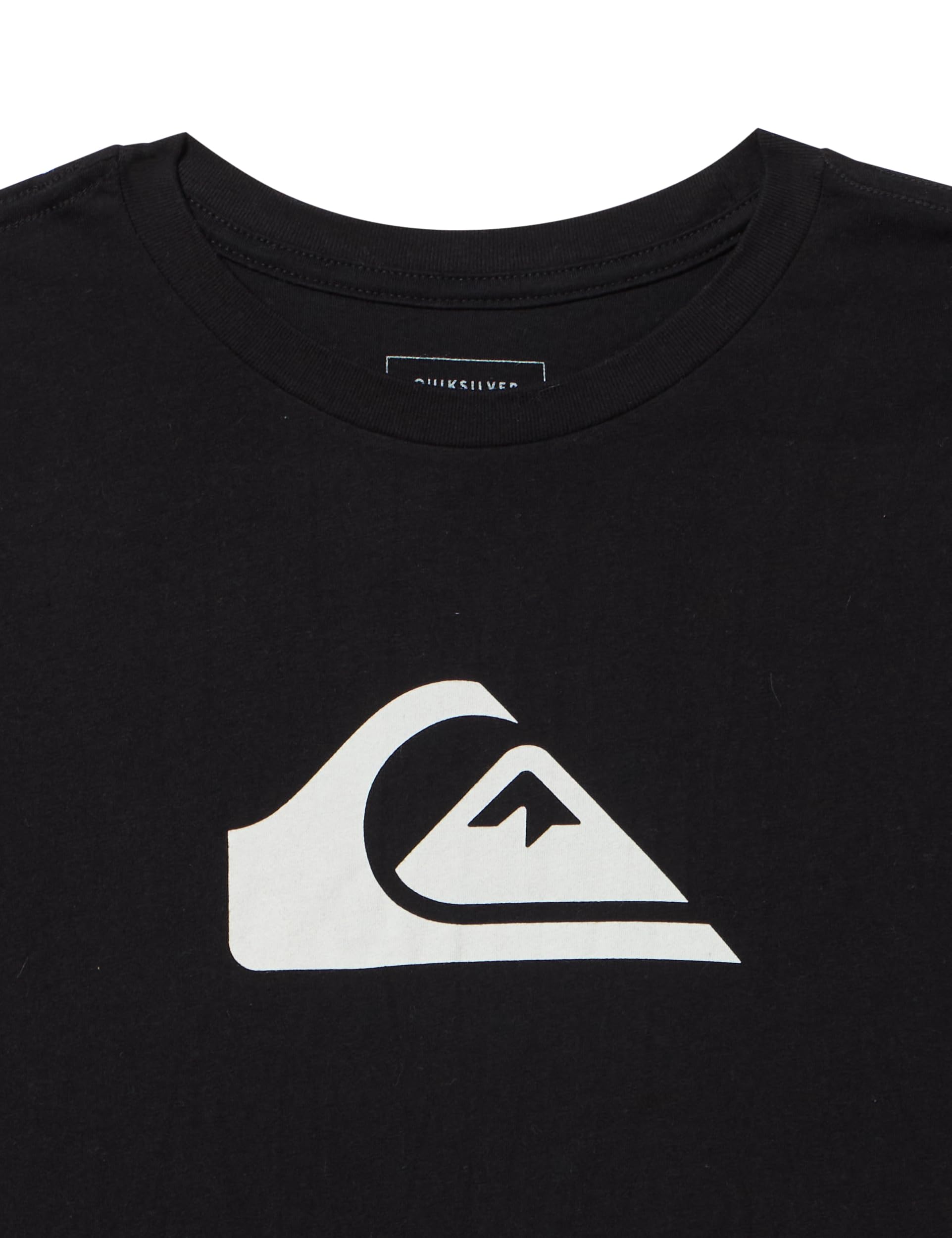 Quiksilver Boy's Comp Logo Tee Shirt, RED Orange Heather 233