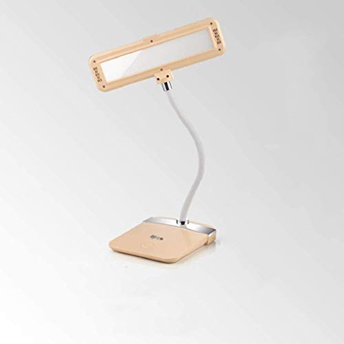 XMMDD Desk Lamp,Eye Caring Table Lamps for Study, Reading and Bedroom, Dimmable Office Lamp with USB Charging Port,LED Bedroom Bedside Reading Light