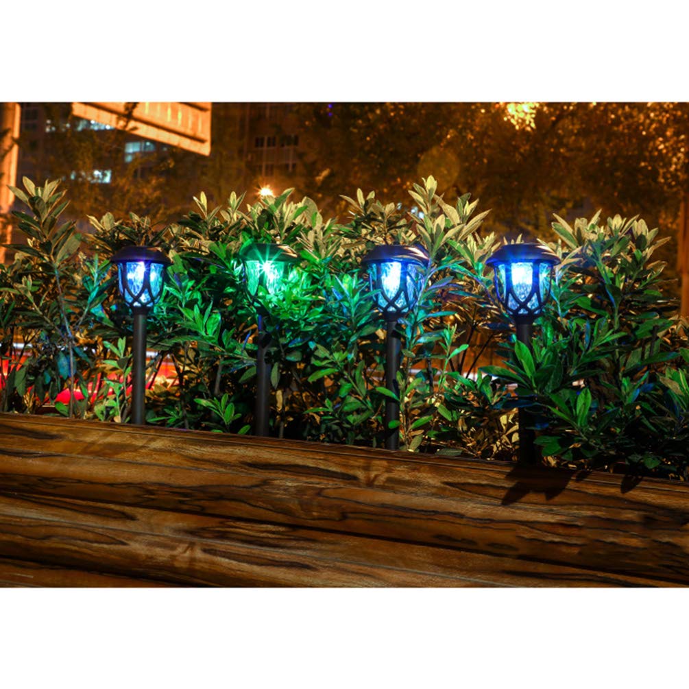 Uonlytech Solar Landscape Light Solar Ground Lights Solar Lawn Light Night Lights Solar Pathway Lights Driveway Lights Exterior Solar Powered Lights Solar Light for Outside Led Garden Light