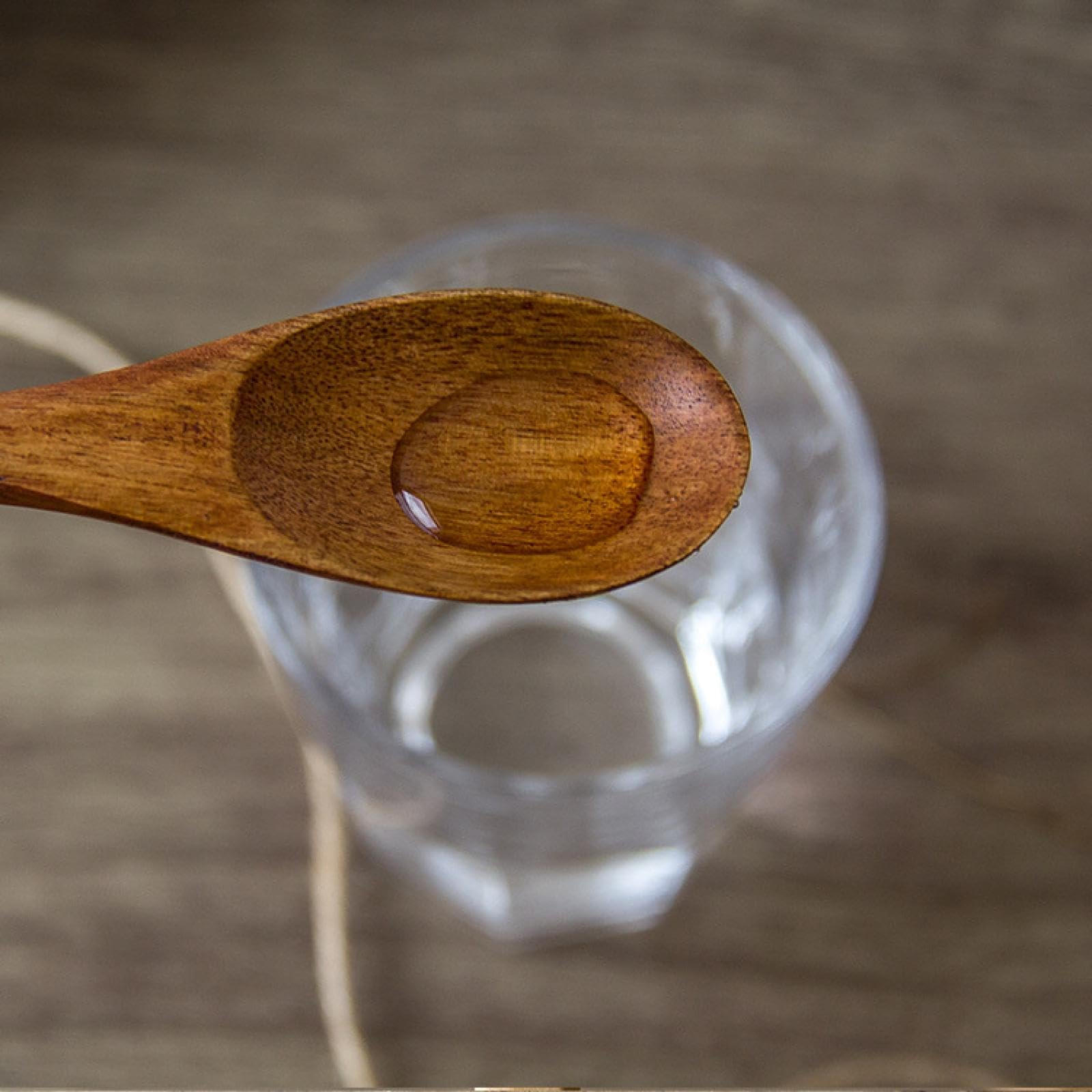 Spoon Fork Set Wood Coffee Mixing Spoon Wooden Spoon Wooden