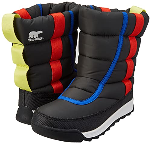 Sorel Boy's Snow Boot, Grey Coal, 4/5 us Toddler