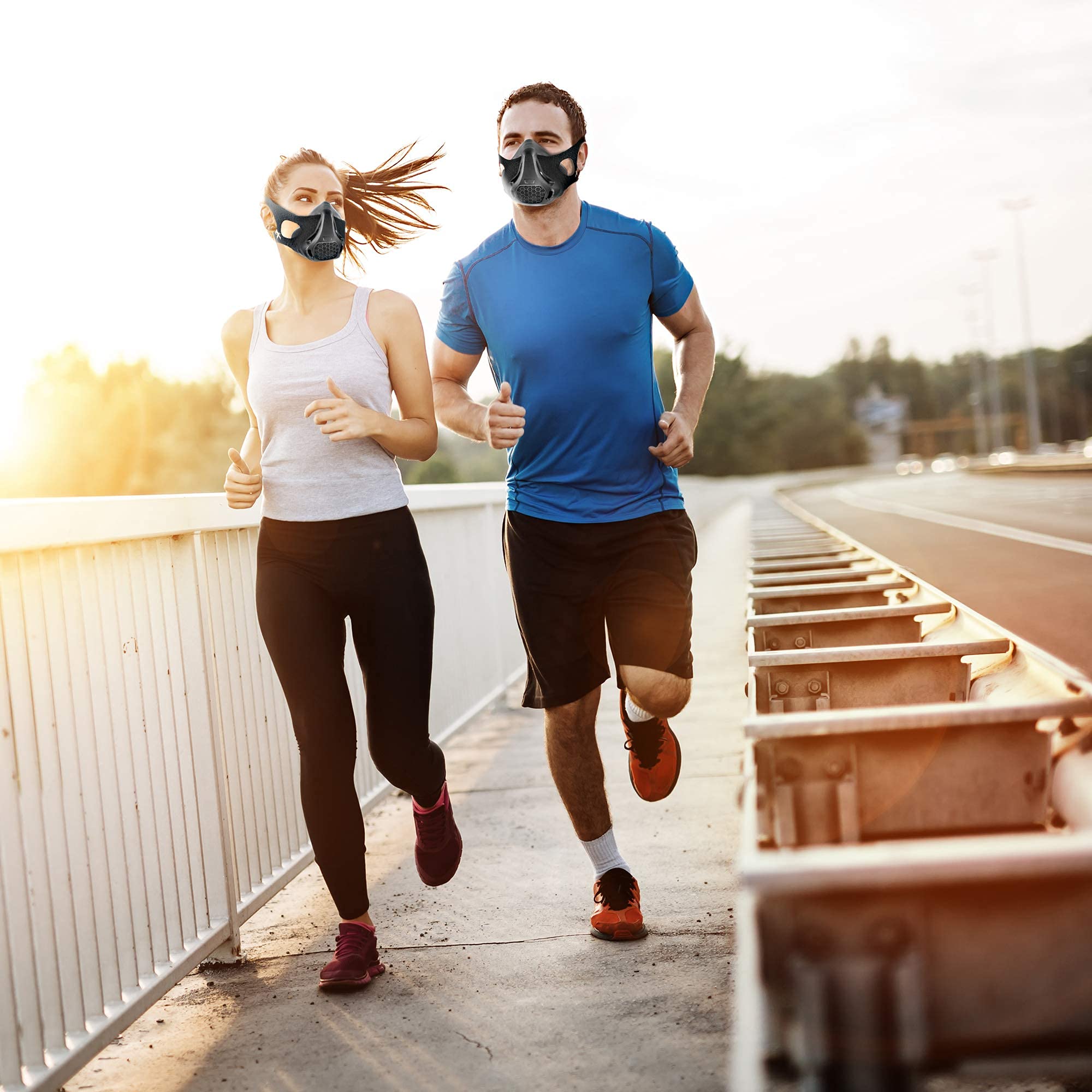 Workout Mask for Training β Running Mask for Respiratory Strength Boosting β 24 Breathing Resistance Levels High Altitude Exercise Masks for Men and Women